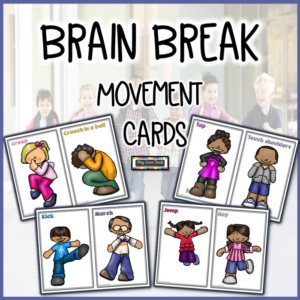 brain breaks movement cards