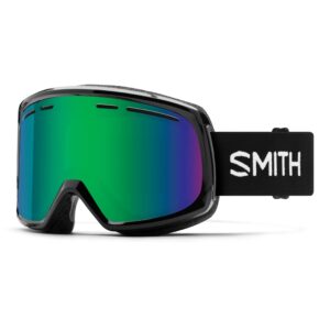 smith range snow goggle - black | green sol-x mirror