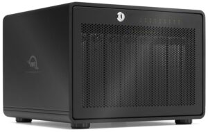 owc thunderbay 8 raid 5 edition 8-bay external drive w/dual thunderbolt 3 ports, includes softraid xt