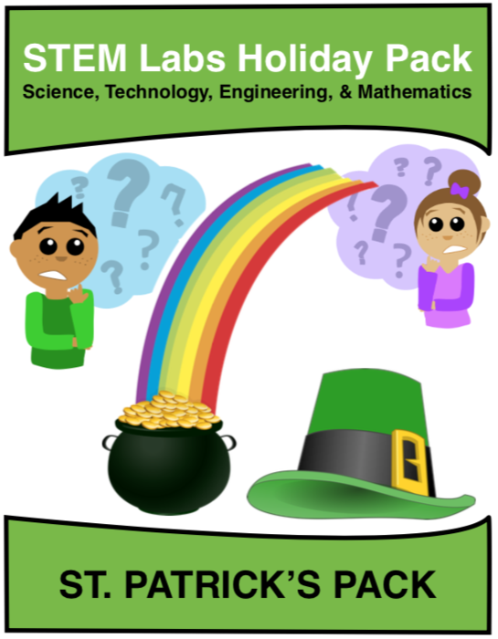 STEM Labs Pack - St Patricks Spring Projects Pack of 10 Holiday-Themed Projects