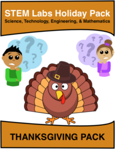 stem labs pack - thanksgiving projects pack of 10 holiday-themed projects