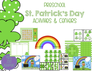 preschool st patrick's day activities & centers