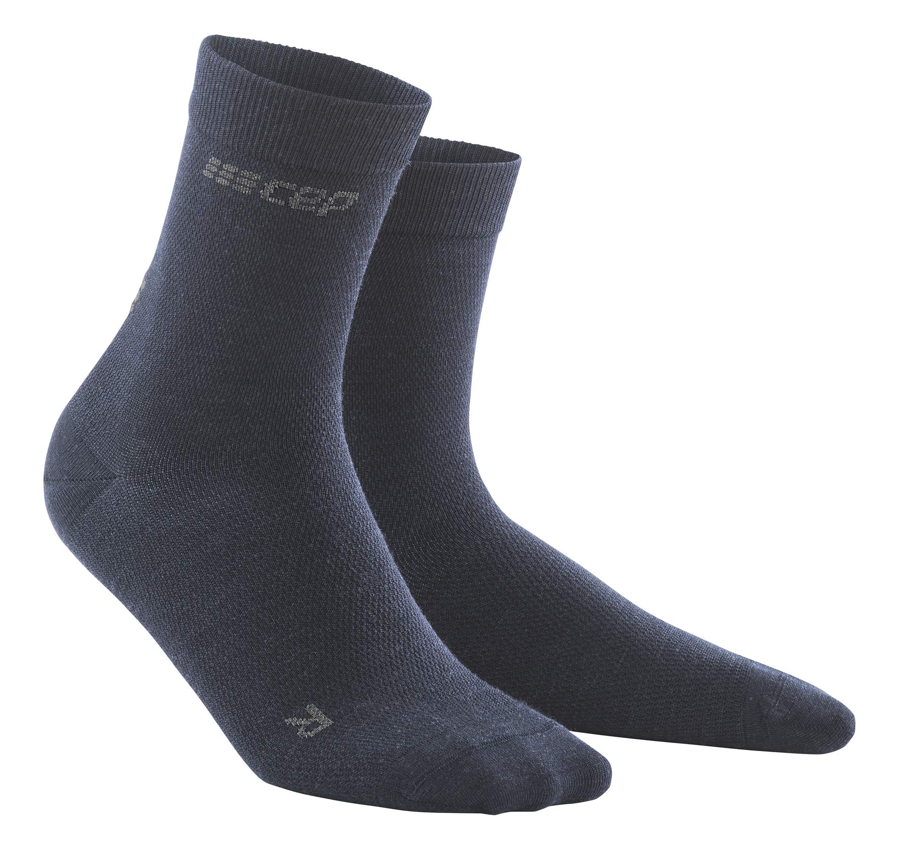 CEP Allday Merino Mid Cut Socks, Dark Blue, Men, V