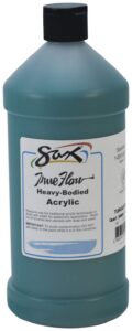 paint acrylic sax true flow turquoise quart