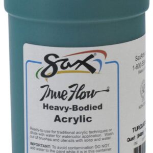 Paint Acrylic SAX True Flow Turquoise Quart