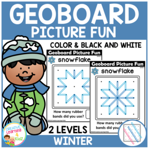 geoboard picture fun: winter