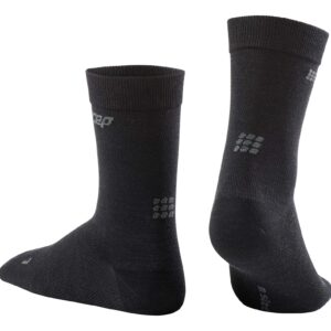 CEP Allday Merino Mid Cut Socks, Anthracite, Men, IV