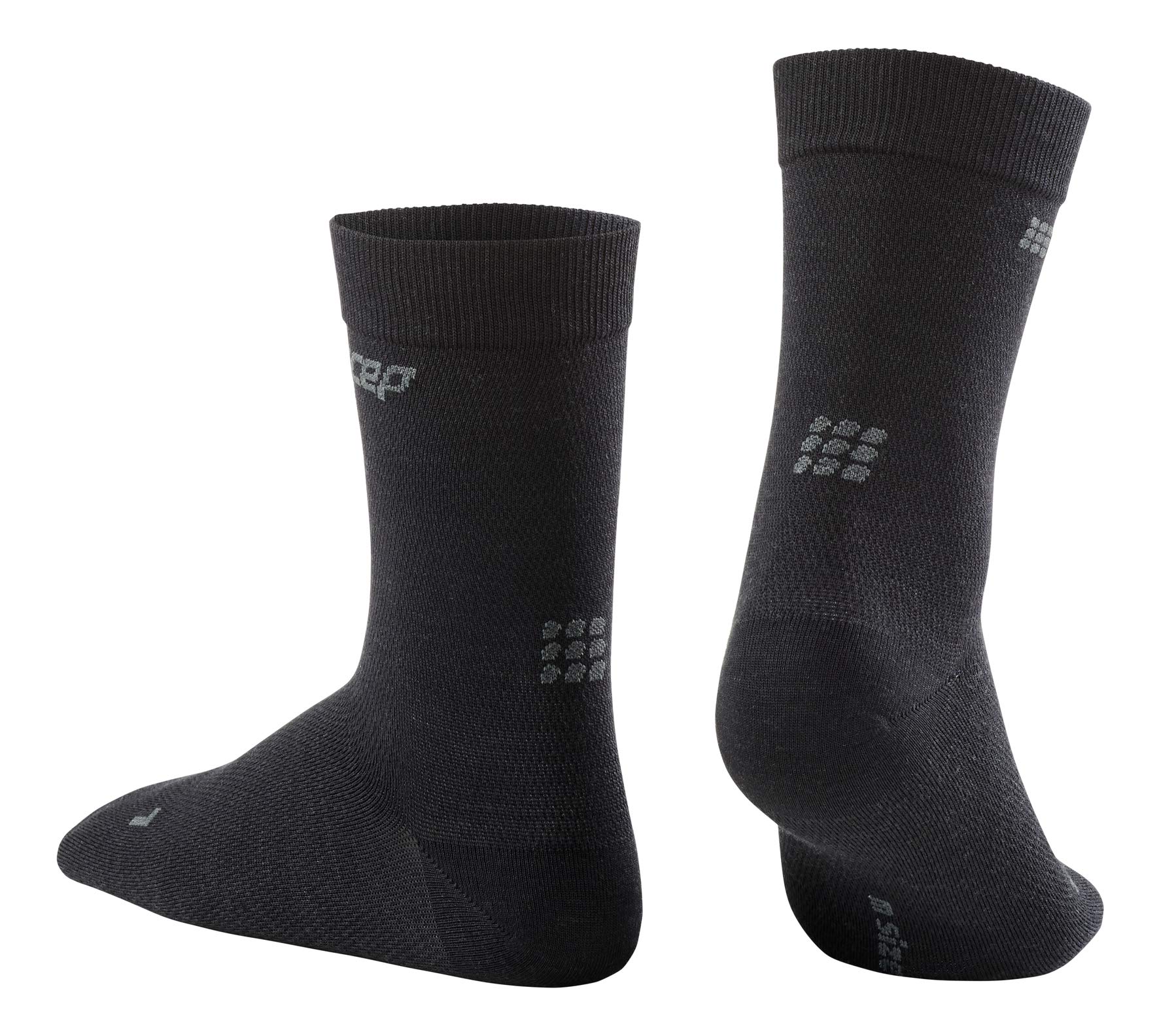 CEP Allday Merino Mid Cut Socks, Anthracite, Men, IV