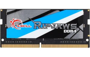 g.skill ripjaws ddr4 so-dimm series ddr4 ram 8gb (1x8gb) 2666mt/s cl19-19-19-43 1.20v unbuffered non-ecc notebook/laptop memory sodimm (f4-2666c19s-8grs)