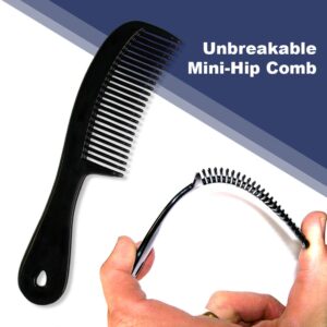 Combs for Men Pack of 6, Pocket Combs for Men, Hair Comb Set, Beard Mustache Comb