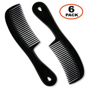 Combs for Men Pack of 6, Pocket Combs for Men, Hair Comb Set, Beard Mustache Comb