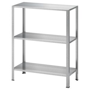 ikea hyllis shelf unit indoor/outdoor 23 5/8x10 5/8x29 1/8 304.283.26