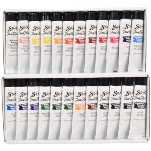 Paint Acrylic 0.34 OZ Tube SAX True Flow Set of 24