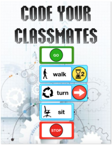 code your classmates - coding practice tiles and activity game