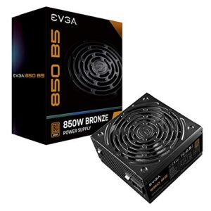 evga 850 b5, 80 plus bronze 850w, fully modular, evga eco mode, 5 year warranty, compact 150mm size, power supply 220-b5-0850-v1