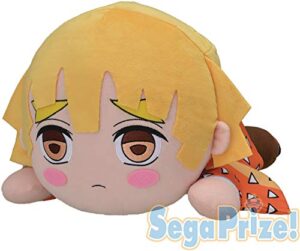 sega demon slayer: kimetsu no yaiba mej lay-down plush zenitsu agatsuma, multiple colors (sg31360)