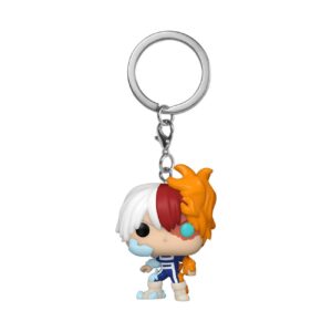 funko pop! keychain: my hero academia - todoroki, multicolor, 2 inches, (model: 48174)