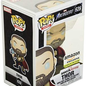 Funko Pop! Marvel: Avengers Game - Thor (Glow in The Dark), Amazon Exclusive