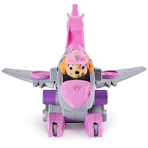 PAW Patrol, Dino Rescue Skye’s Deluxe Rev Up Vehicle with Mystery Dinosaur Figure