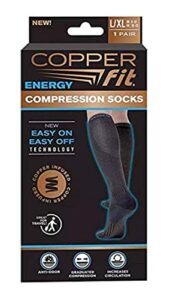 copper fit unisex compression sock, choose size and pairs (4, small/medium)