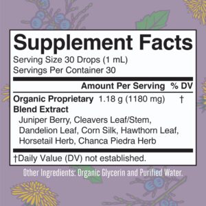 MaryRuth's | Kidney Support Supplement | Urinary Tract Health & Bladder Support for Women & Men | Vegan | Non-GMO | Gluten Free | 1 Fl Oz