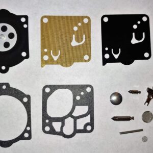 ProPart Carburetor Rebuild Kit Includes Gasket Diaphragm Replaces Walbro K15-WJ and Walbro K12-WJ Compatible with Husqvarna 3120XP 3120 272 268 61 and Stihl MS660 066 Walbro Engines Carb