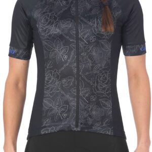 Giro Women Chrono Sport Jersey Adult Cycling Apparel - Black Floral (2020), Large