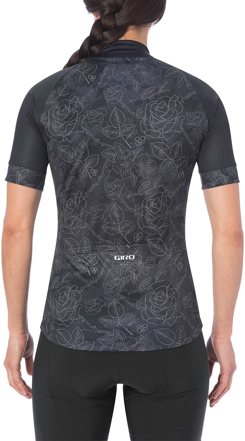 Giro Women Chrono Sport Jersey Adult Cycling Apparel - Black Floral (2020), Large