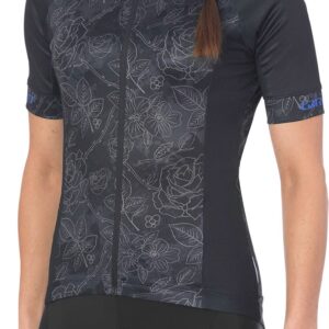 Giro Women Chrono Sport Jersey Adult Cycling Apparel - Black Floral (2020), Large