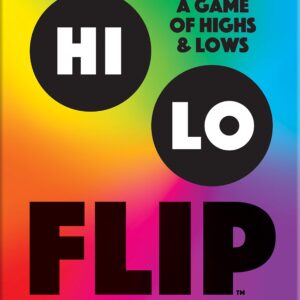 Gamewright - Hi Lo Flip - A Card Game of Highs & Lows, Multicolor, 8 x 6.5 x 1.98 inches