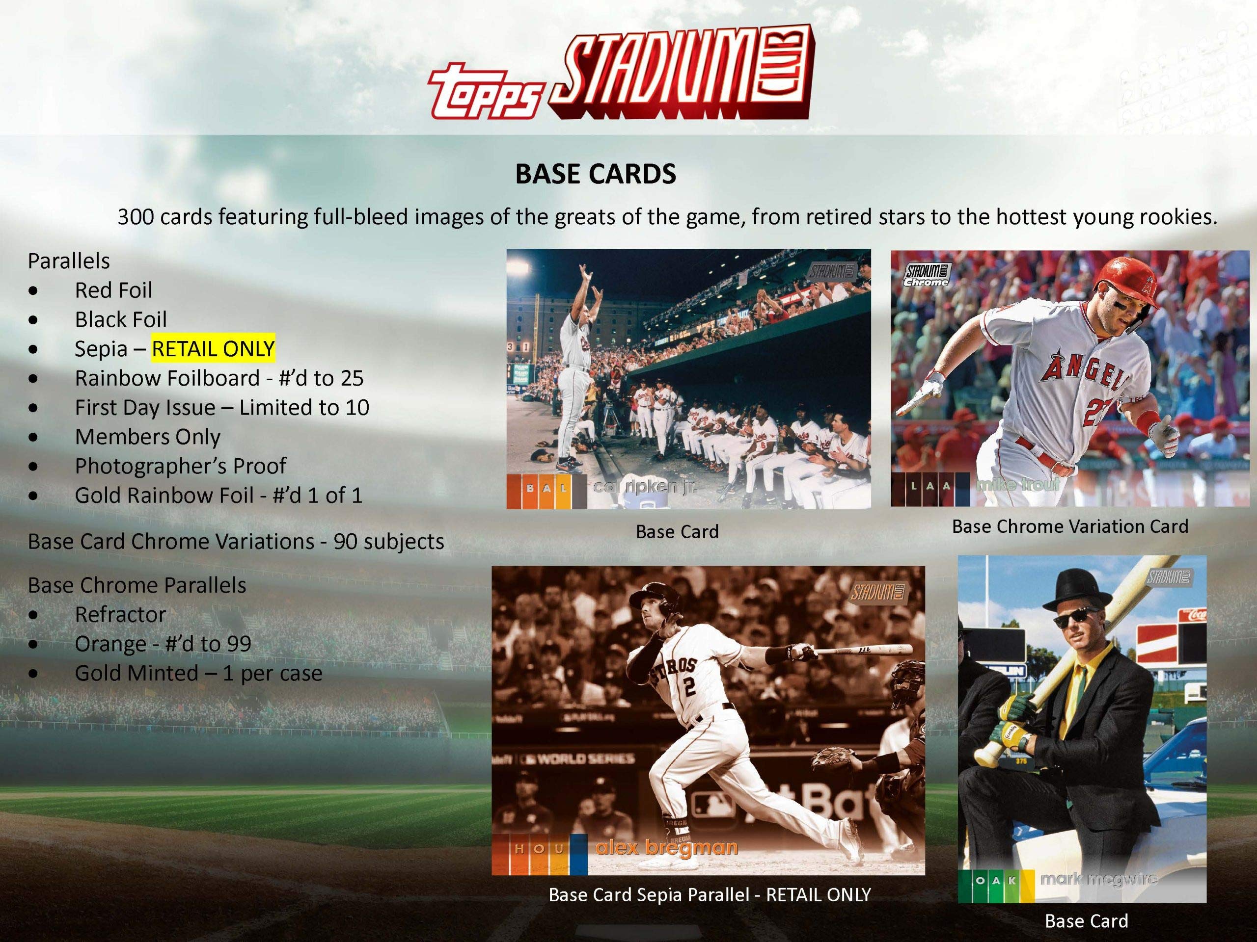 2020 Topps Stadium Club Baseball Retail Value Box