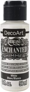 deco art enchanted shimmr 2oz white, us:one size