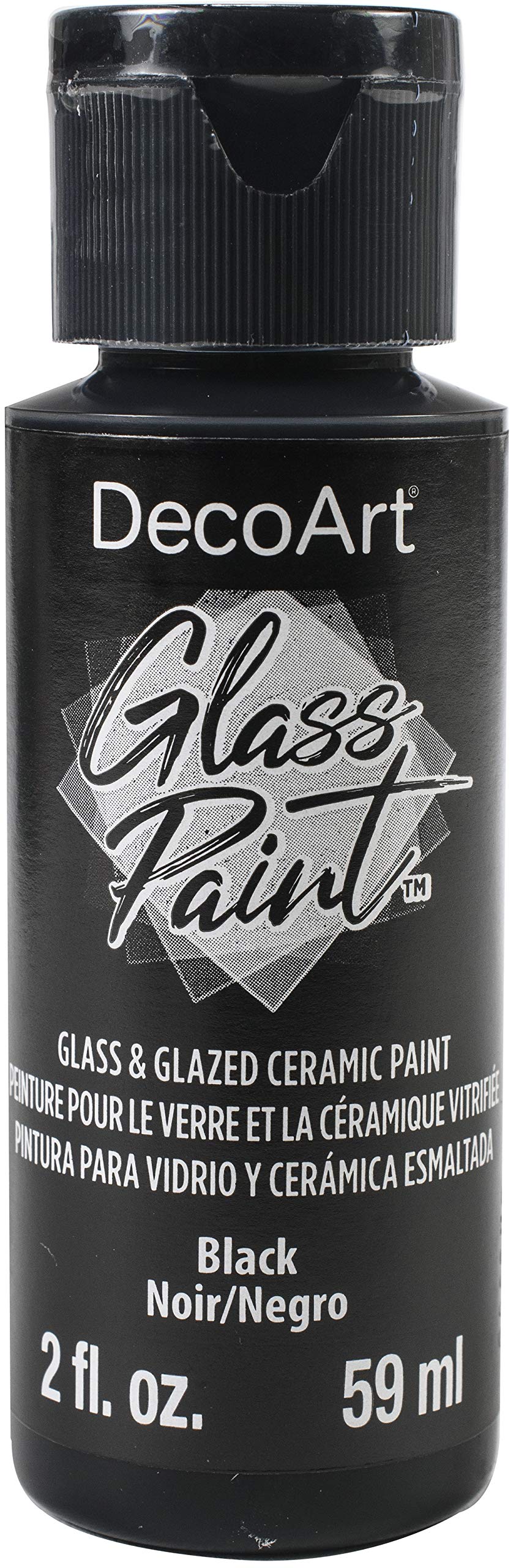 Deco Art GLASS PAINT 2OZ BLACK, us:one size