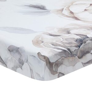 Lambs & Ivy Signature Watercolor Floral Organic Cotton Fitted Crib Sheet