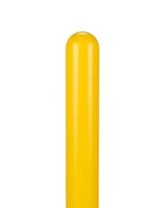 innoplast bollardgard 4" x 52" 1-pack round top bollard cover (yellow no tape)