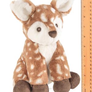 Bearington Baby Willow Plush Fawn Stuffed Animal, 9 inches