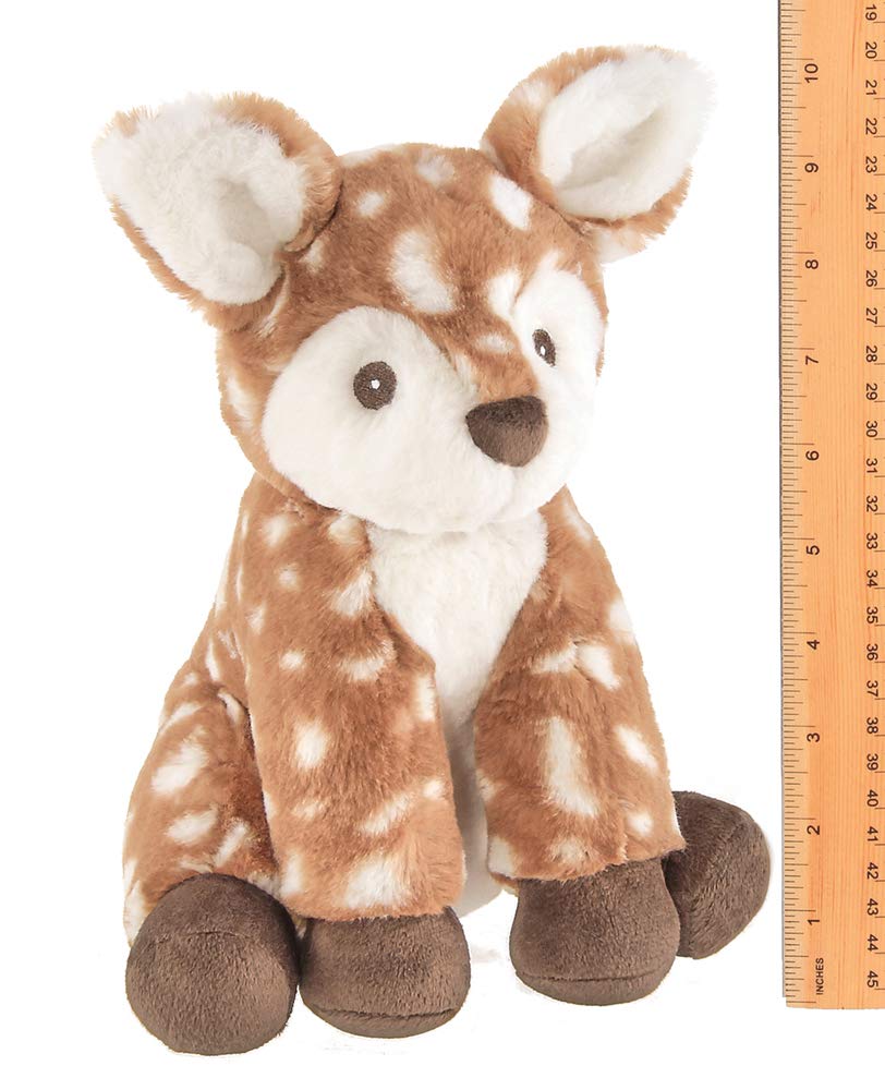 Bearington Baby Willow Plush Fawn Stuffed Animal, 9 inches