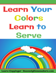 learn your colors learn to serve