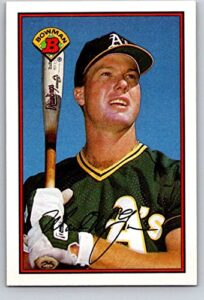 1989 bowman #197 mark mcgwire oakland athletics baseball nm-mt