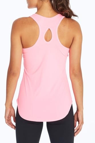 Bally Total Fitness Kiki Singlet Top, Ultra Pink, X-Large