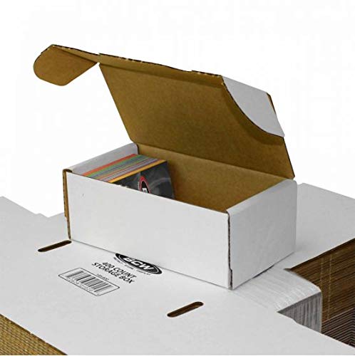 2 Boxes - BCW 400 Count - Corrugated Cardboard Storage Box - Baseball, Other Sport Cards, Gaming & Trading Card Collecting Supplies