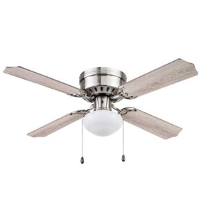 portage bay 51490 cherry hill ceiling fan, 42, brushed nickel