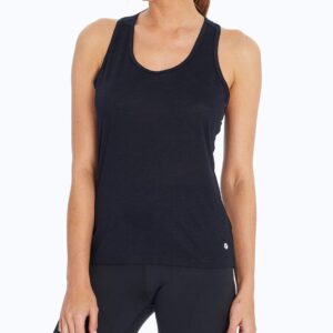 Bally Total Fitness Bella Singlet Top, Black, X-Large