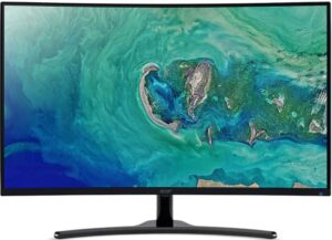 acer ed322qr pbmiipx um.je2aa.p01 32" (actual size 31.5") full hd 1920 x 1080 4ms (gtg) 144 hz hdmi, displayport built-in speakers curved gaming monitor model um.je2aa.p01