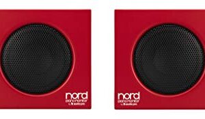 Nord Piano Monitor V2 Active Stereo Speakers (Price is per pair), Red