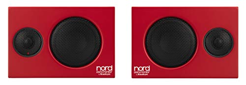 Nord Piano Monitor V2 Active Stereo Speakers (Price is per pair), Red