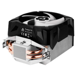 ARCTIC Freezer 7 X - Compact Multi-Compatible CPU Fan, 100 mm PWM CPU Air Cooler, Compatible with Intel & AMD Sockets, Intel LGA 1700, 300-2000 RPM (PWM Controlled), Pre-Applied MX-4 Thermal Paste