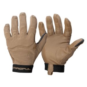 magpul patrol glove 2.0 lightweight tactical leather gloves, coyote, medium