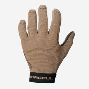 Magpul Patrol Glove 2.0 Lightweight Tactical Leather Gloves, Coyote, Medium