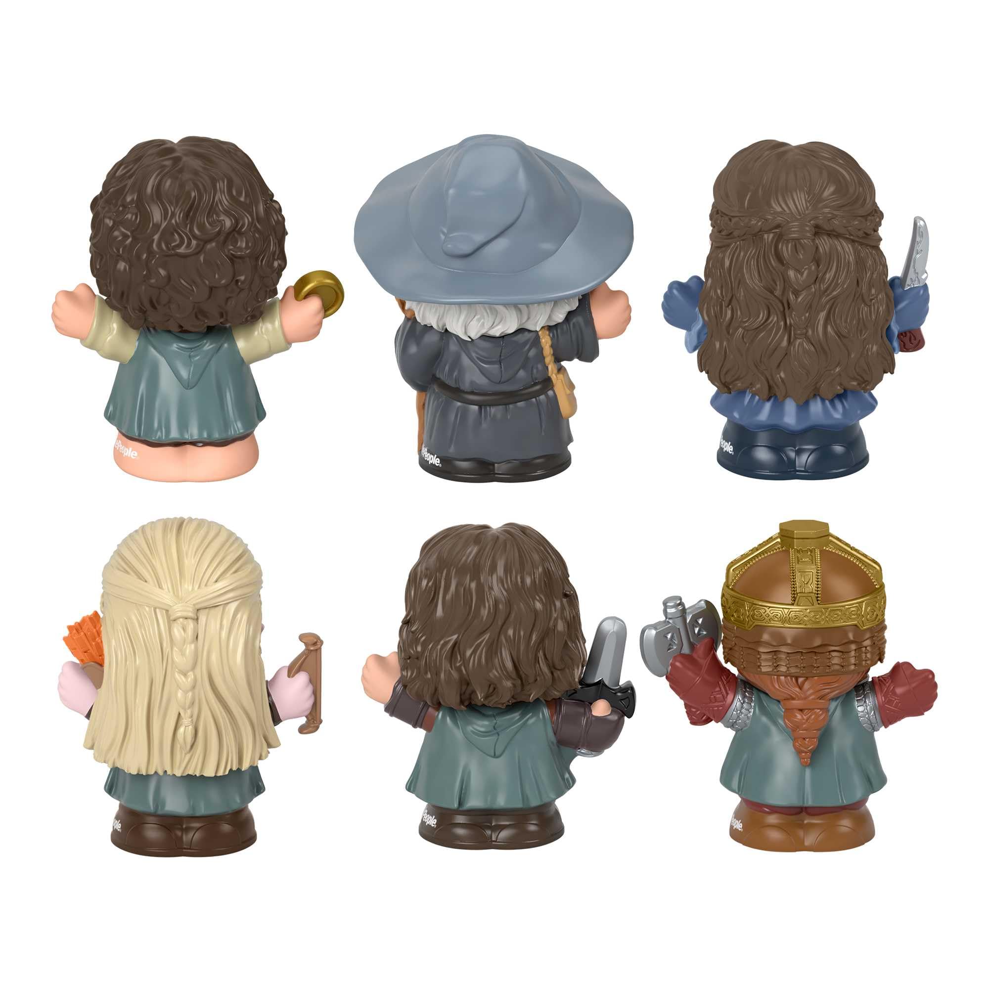 Little People Collector Lord of the Rings Special Edition Figure Set with 6 Characters in a Display Gift Package for Adults & Fans